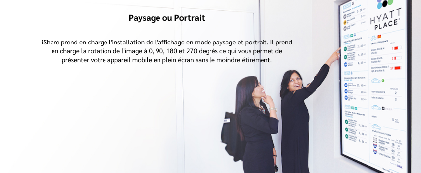 Systeme de presentation sans fil 2x Affichages Infobit iShare 200